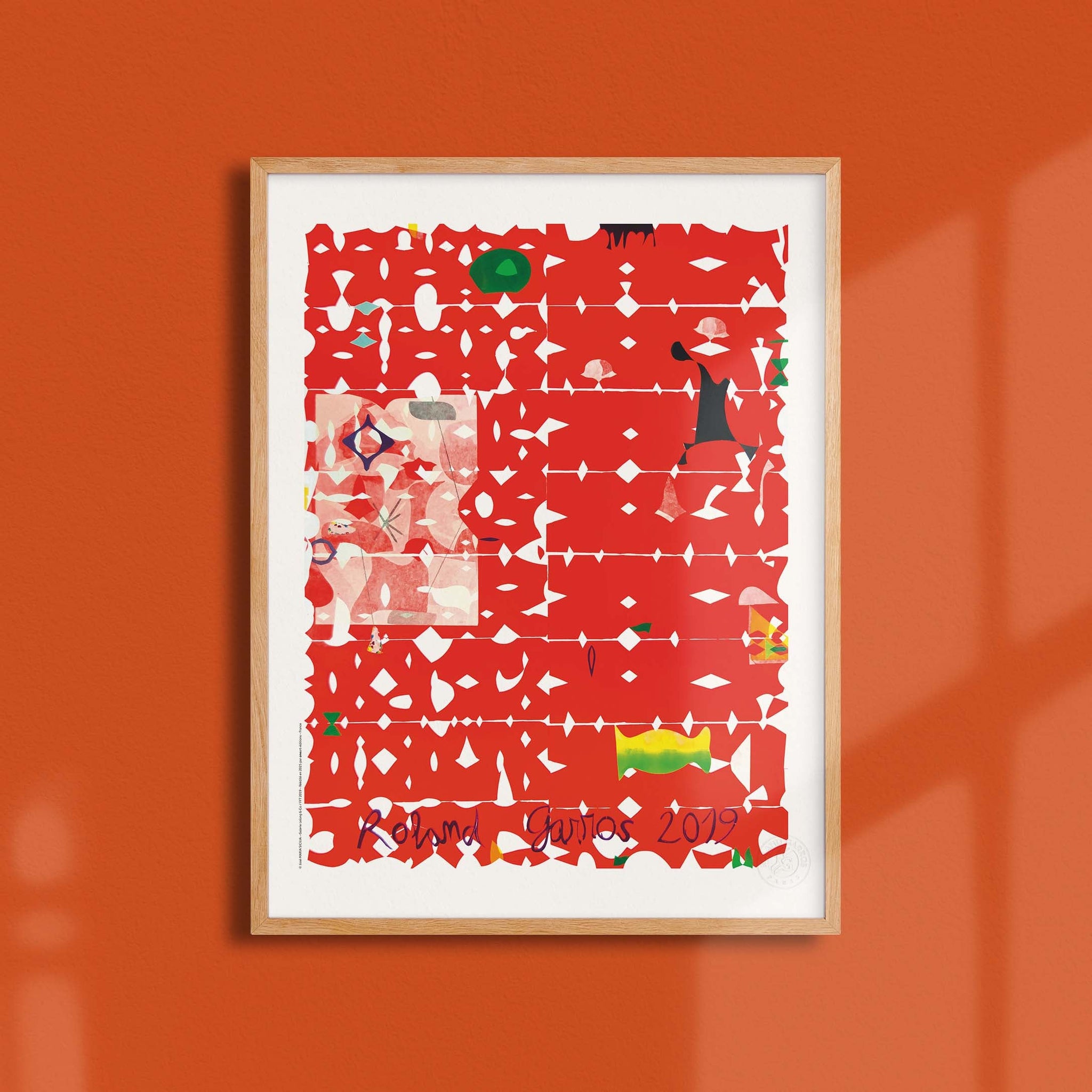 Affiche Roland Garros 2019 par José MARIA SICILIA