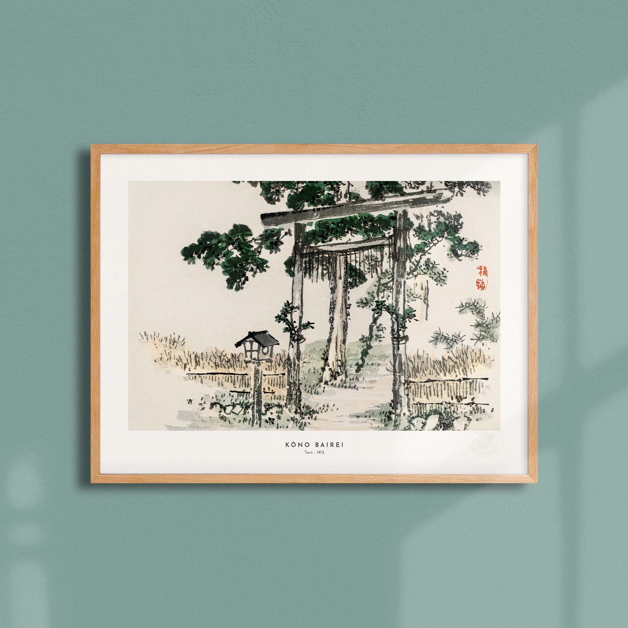 Japanese print - Torii