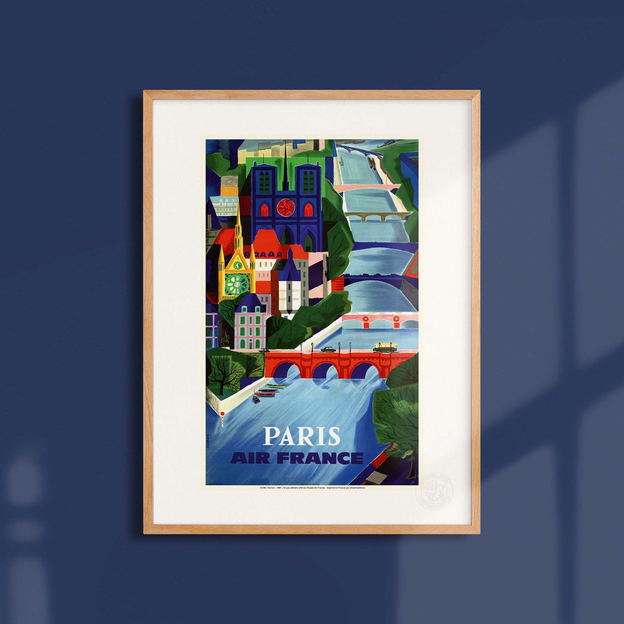 Affiche "Les Imparfaits" Air France - Paris