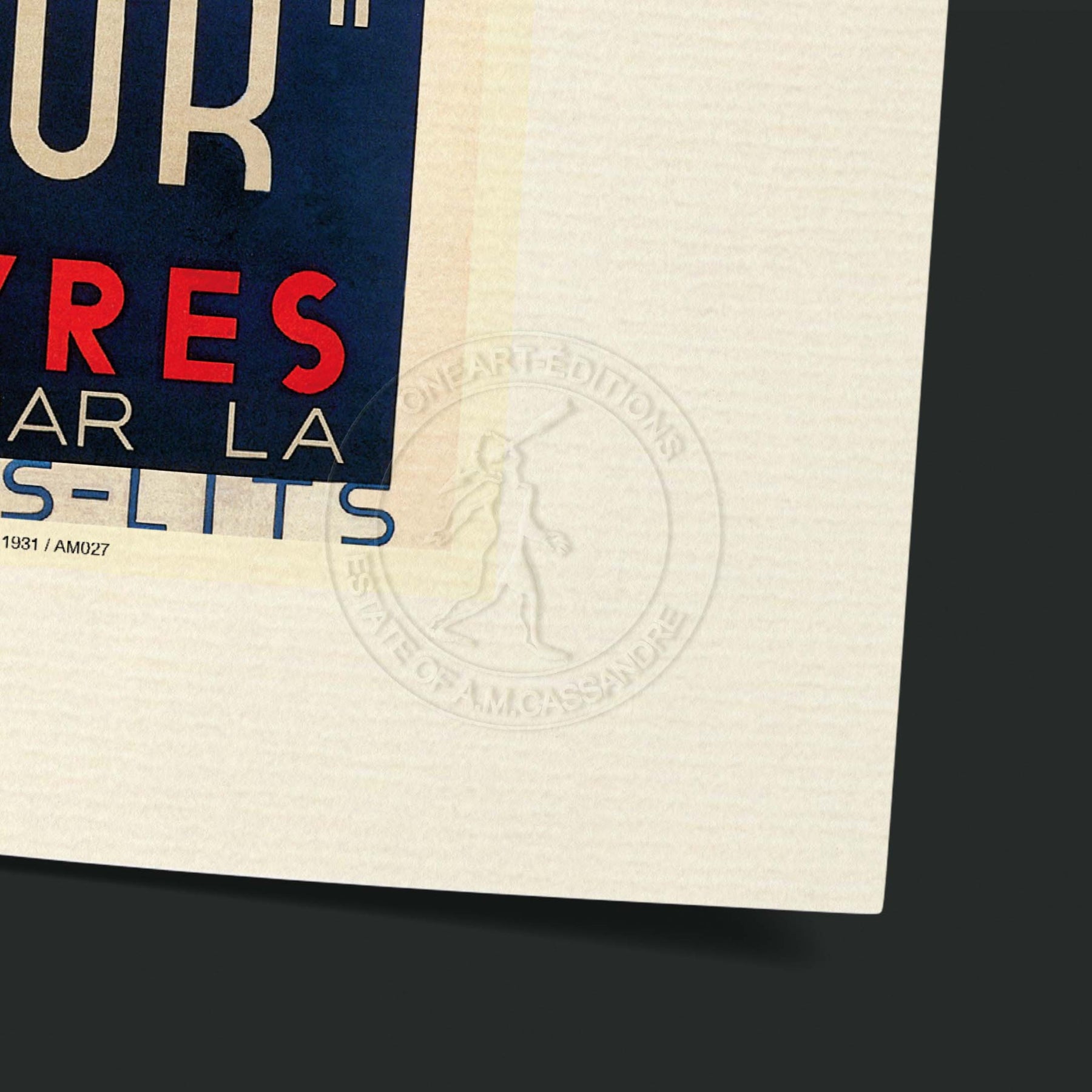 Poster Cassandra - French Riviera – oneart.fr