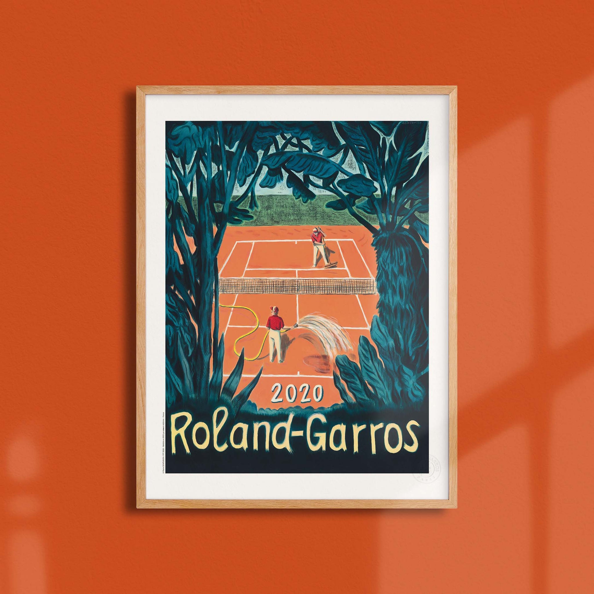 Affiche Roland-Garros 2020 par Pierre SEINTURIER