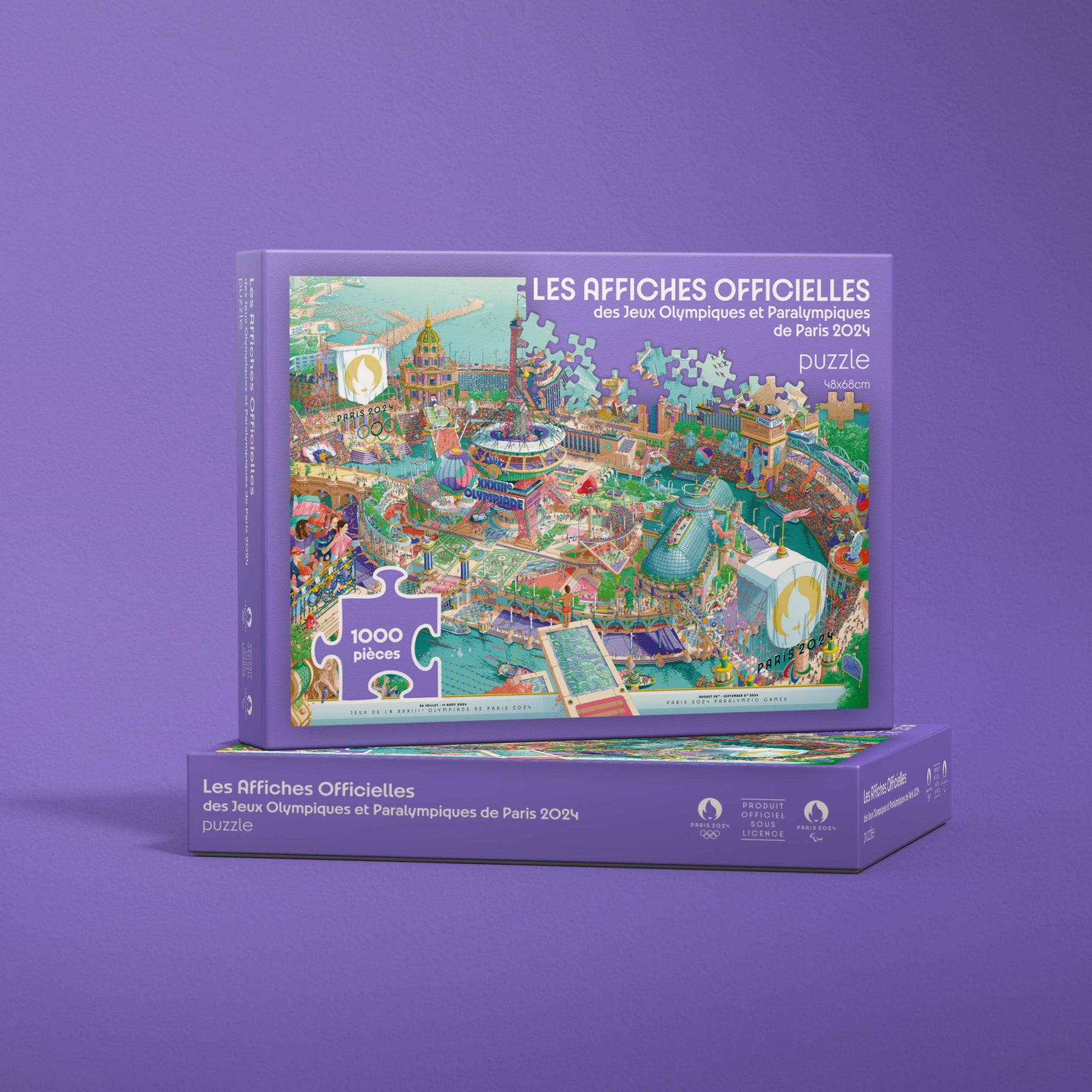 The official posters for the Paris 2024 Olympic and Paralympic Games