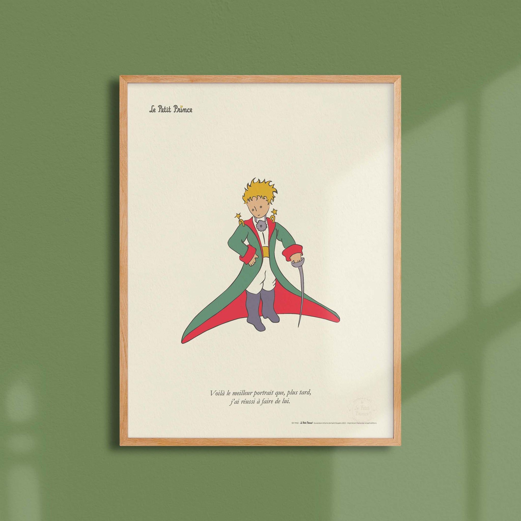 Affiche Le petit prince - Portrait en majesté
