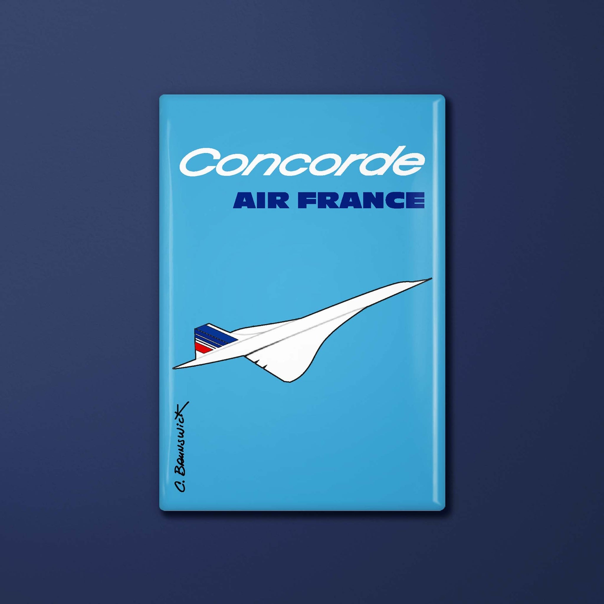 Magnet Air France Legend Concorde timeline